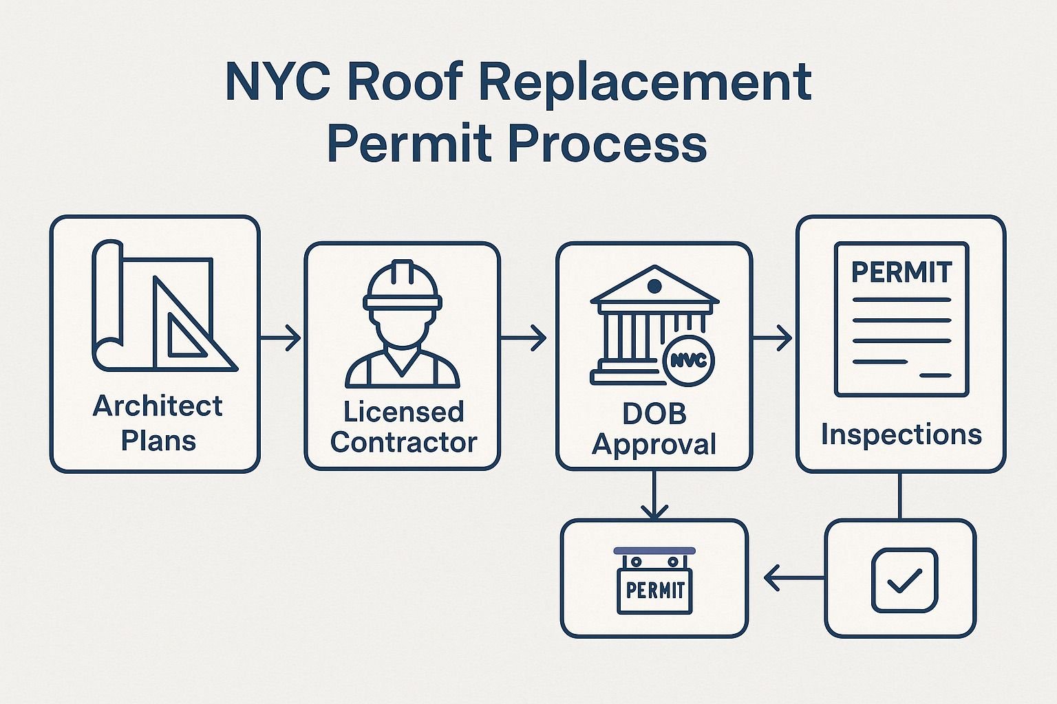Roof Replacement NYC (2025 Guide): Permits, Costs & Contractors